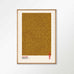Kusama – Infinity Nets Yellow Framed Art Print | Atollo Printshop