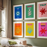 Summer '24 Travel Prints Set – Framed Art Print | Atollo Printshop